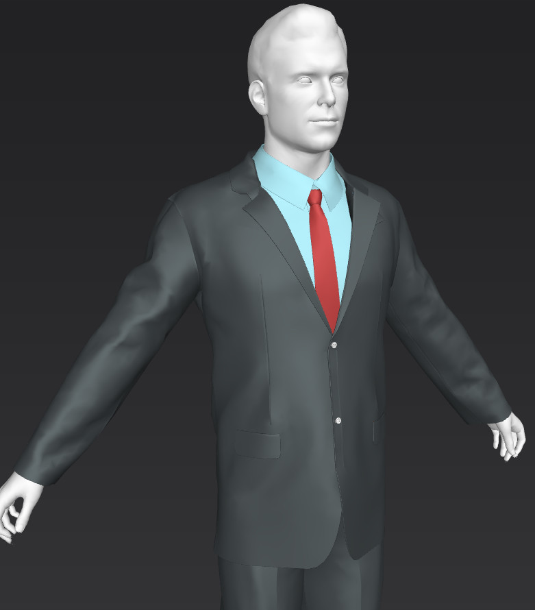 ArtStation - 3 Piece Suit