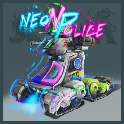 ArtStation - Neon Police - A.R.T (Automated Riot Tank) Design Process