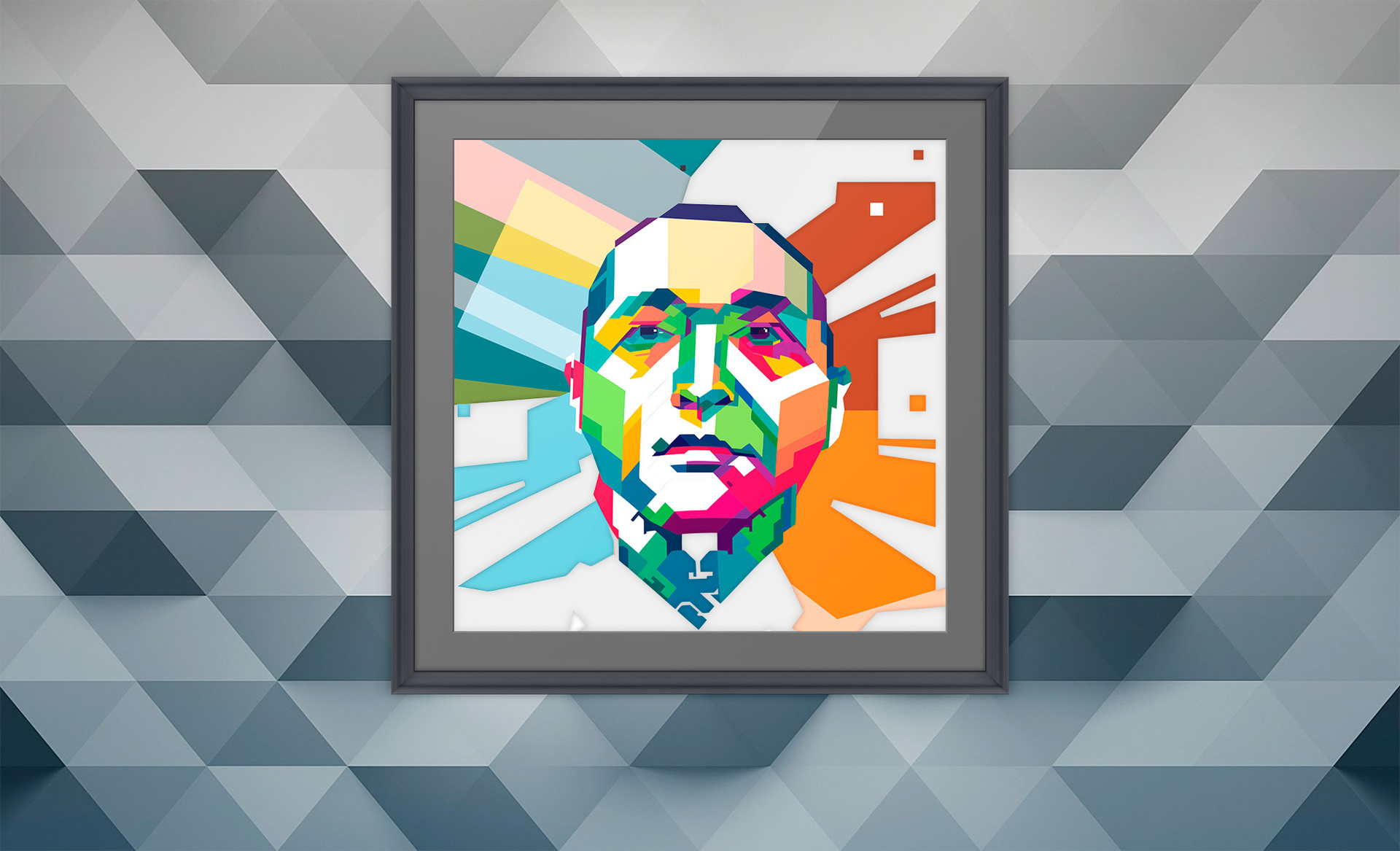 ArtStation - wpap / popart portrait