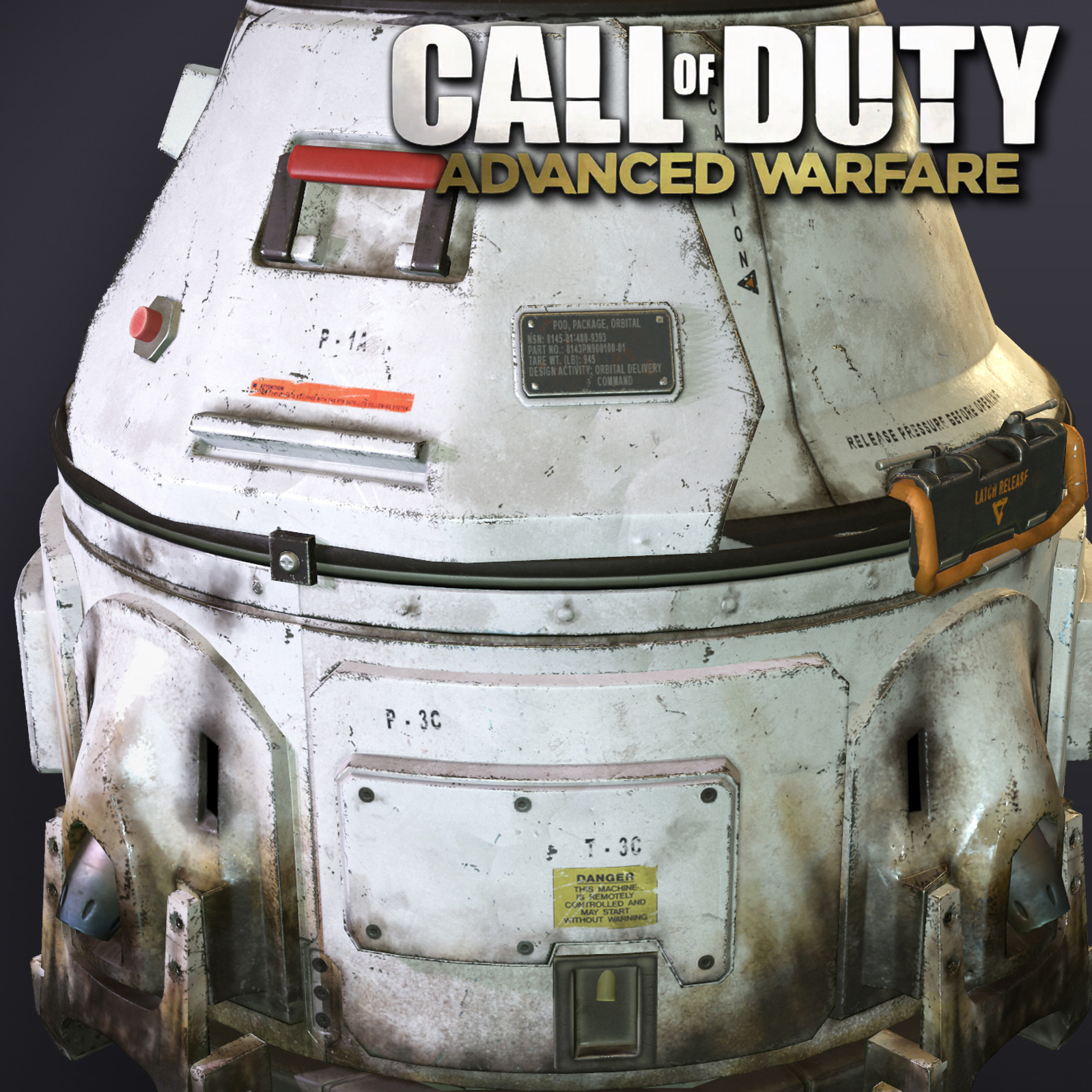 ArtStation - Call of Duty: Advanced Warfare | Orbital Care Package Pod