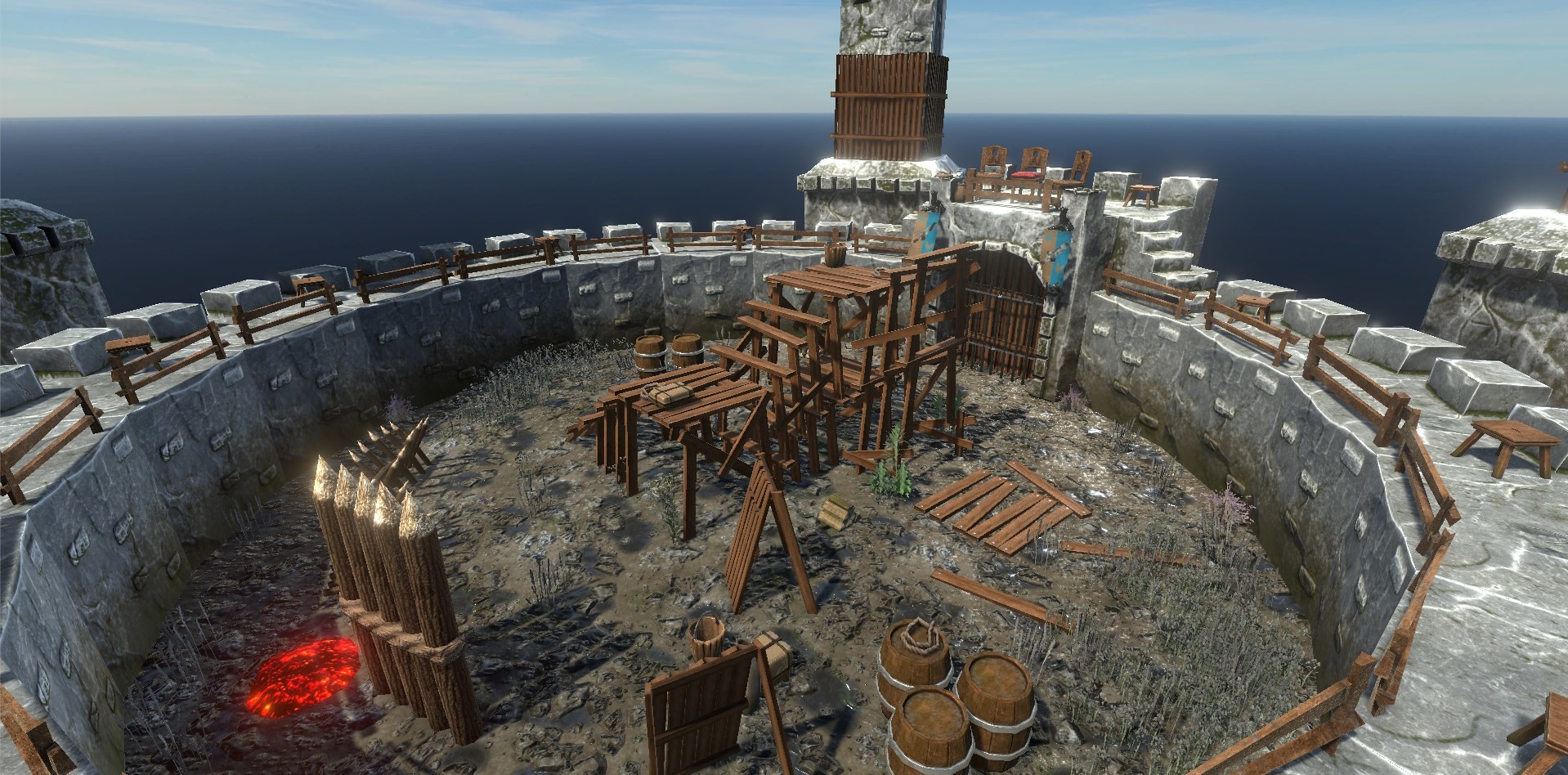 ArtStation - Castle Arena [WIP]