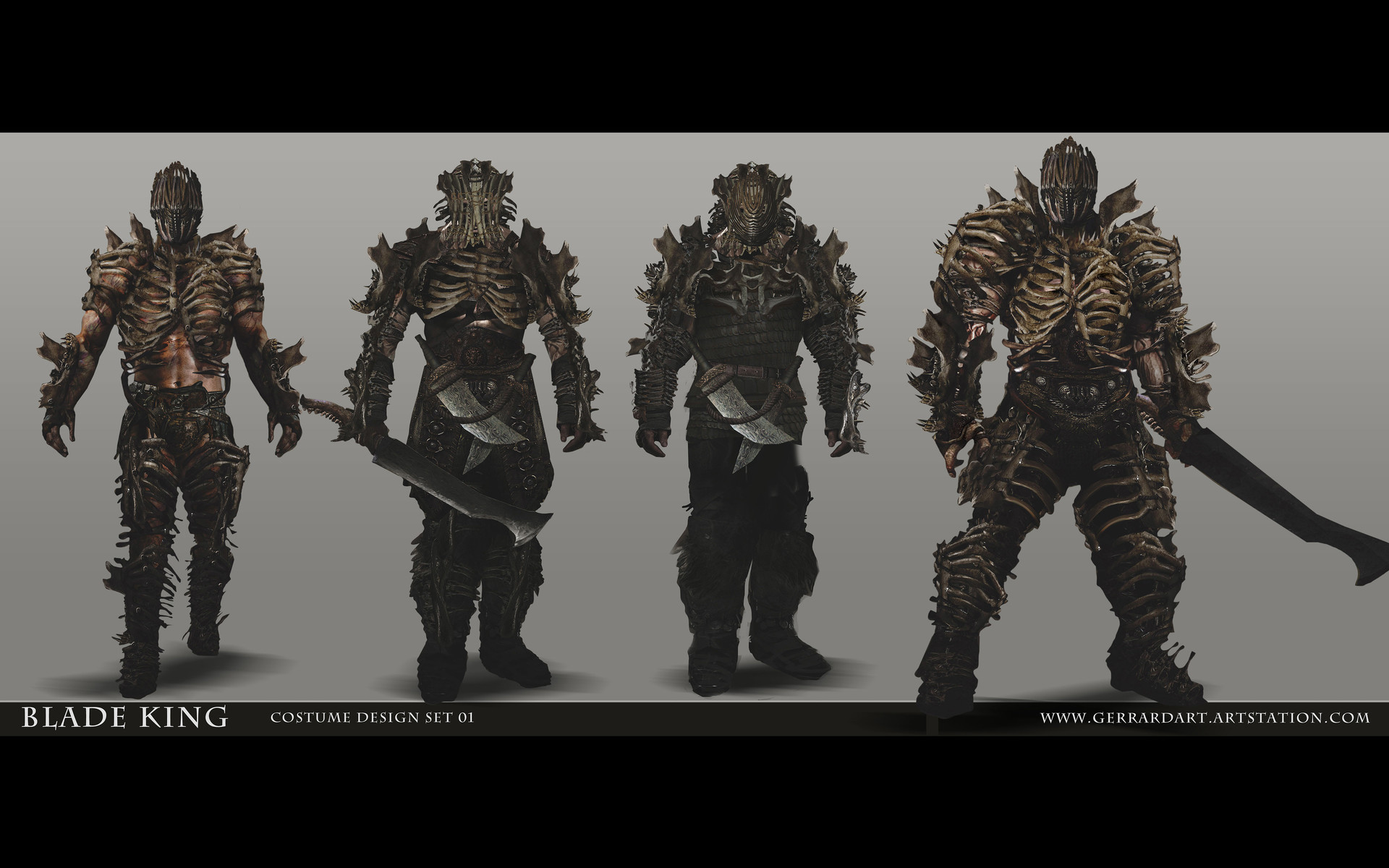 ArtStation - BLADE KING : COSTUME DESIGNS / SET 02