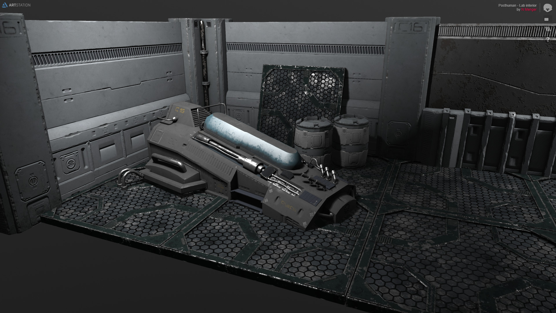 ArtStation - Posthuman - Lab interior