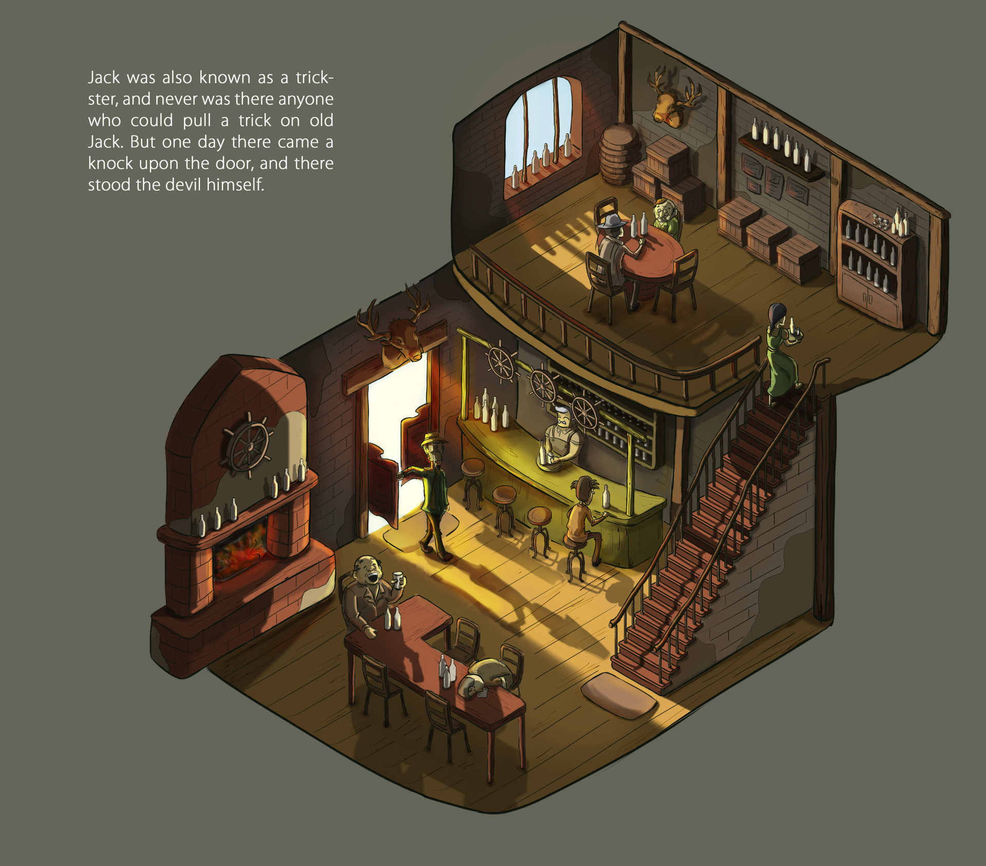 ArtStation - JACK O'LANTERN STORY ILLUSTRATION