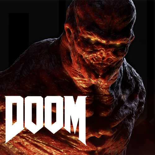 ArtStation - DOOM inspired creature