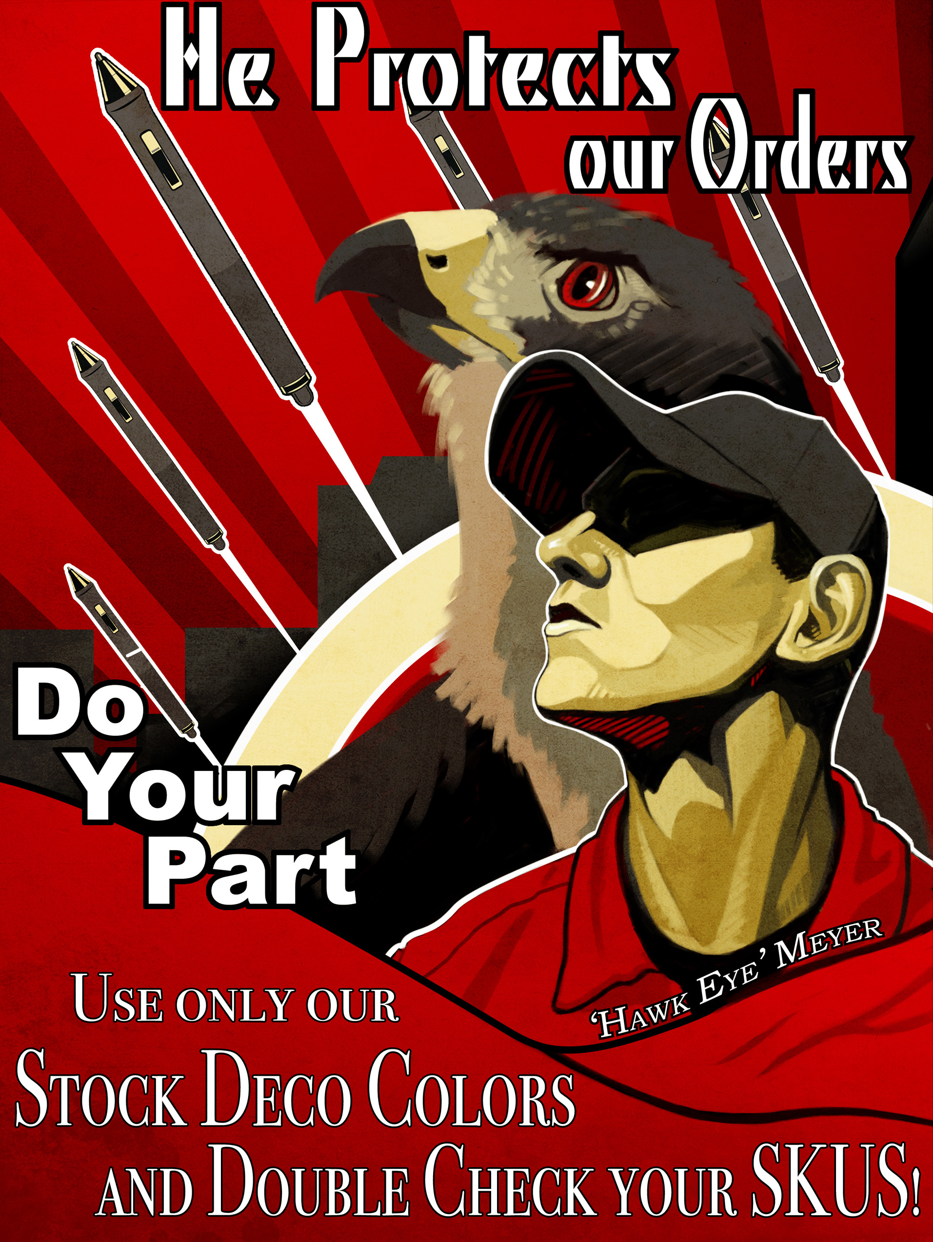 ArtStation - Joke Propaganda Posters for Work