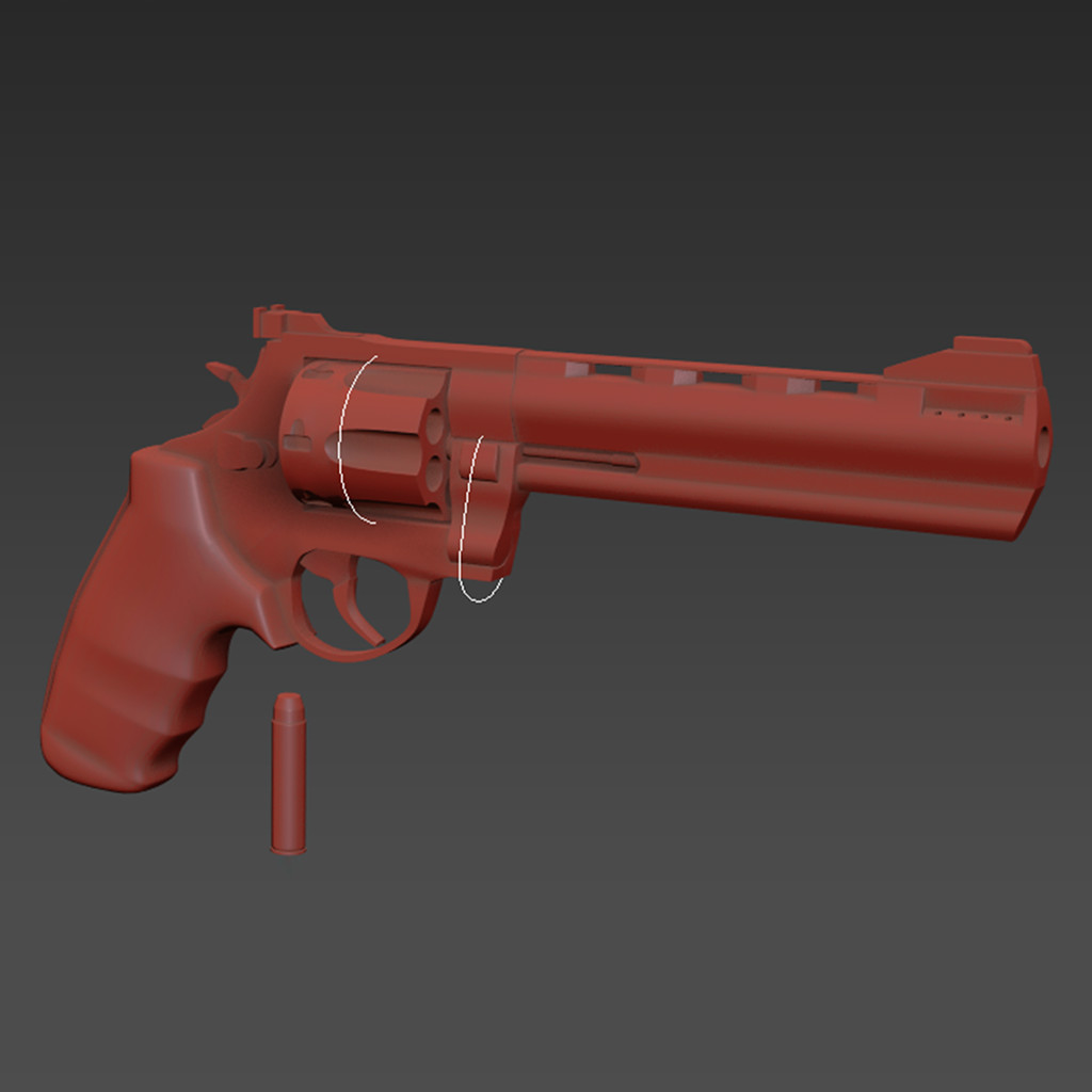 ArtStation - Revolver Taurus Raging Bull