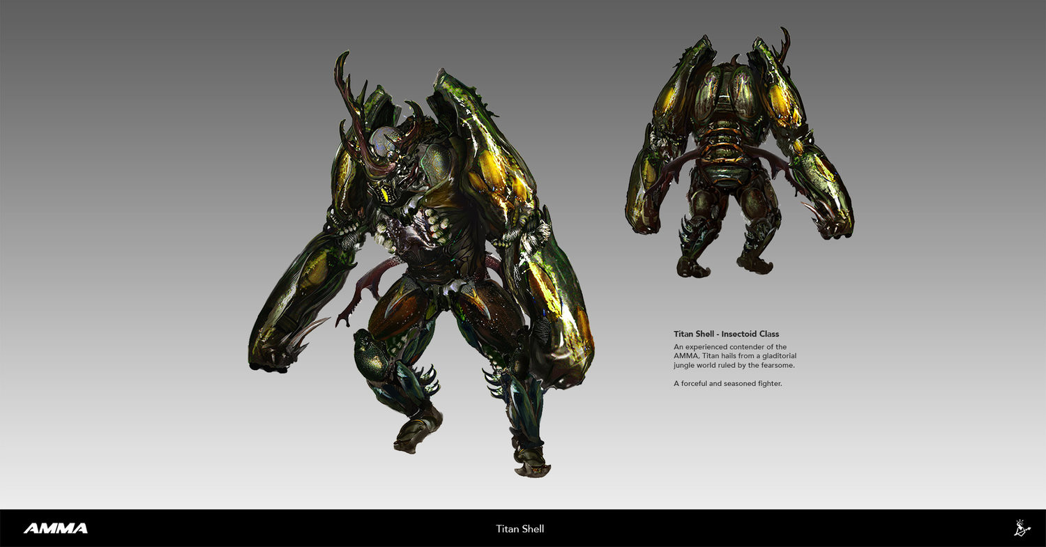 ArtStation - Alien MMA - AMMA