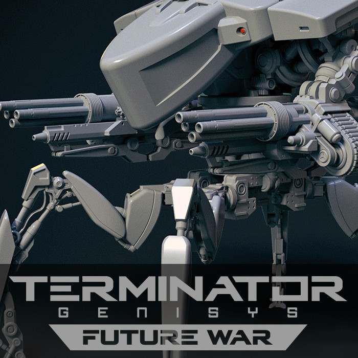 ArtStation - Skynet Assault Battle unit tier 1