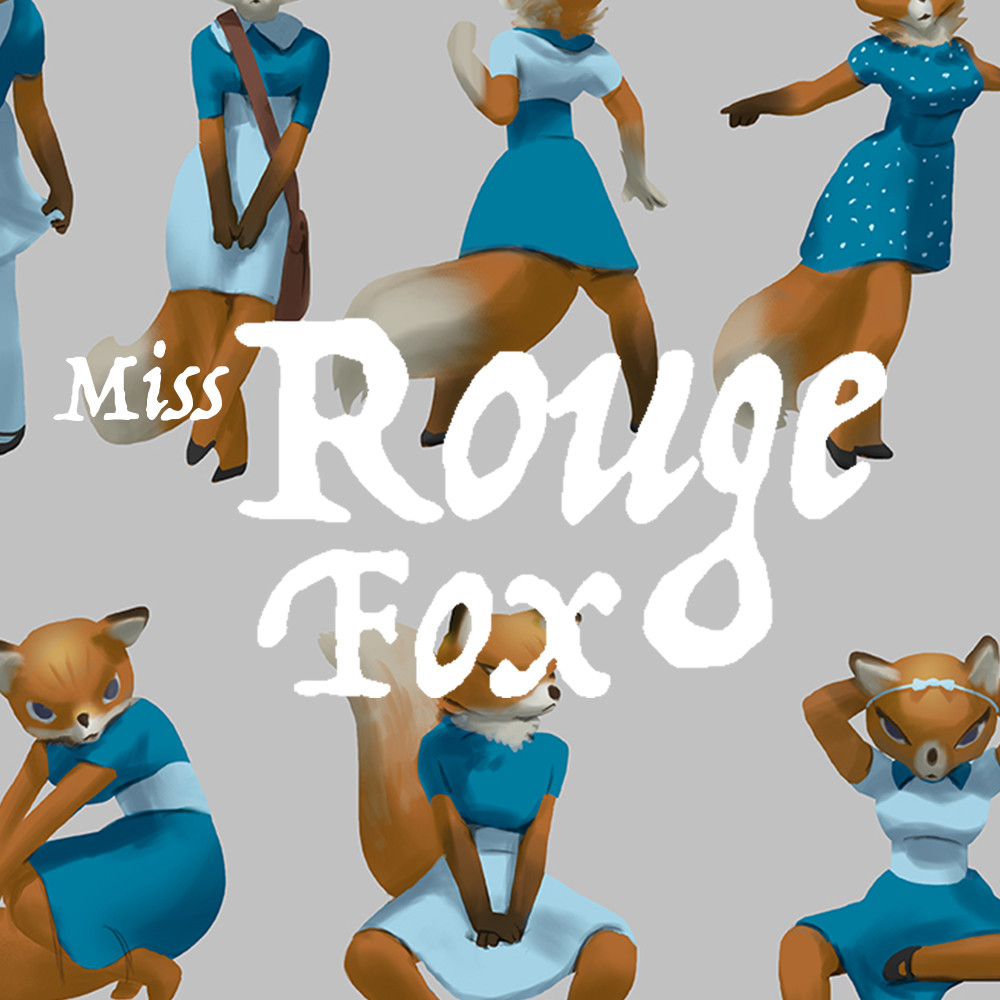 ArtStation - Miss Rouge Fox ( Characters study)