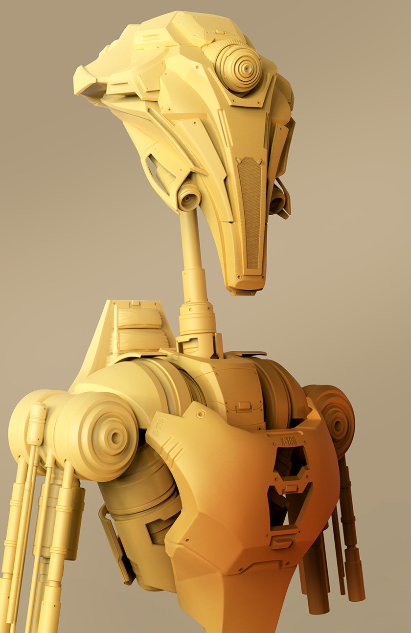 ArtStation - Mecha 02 - Hard Surface Sculpting