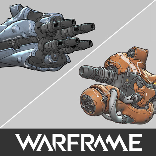 ArtStation - Warframe Grineer Rifle & Uzi