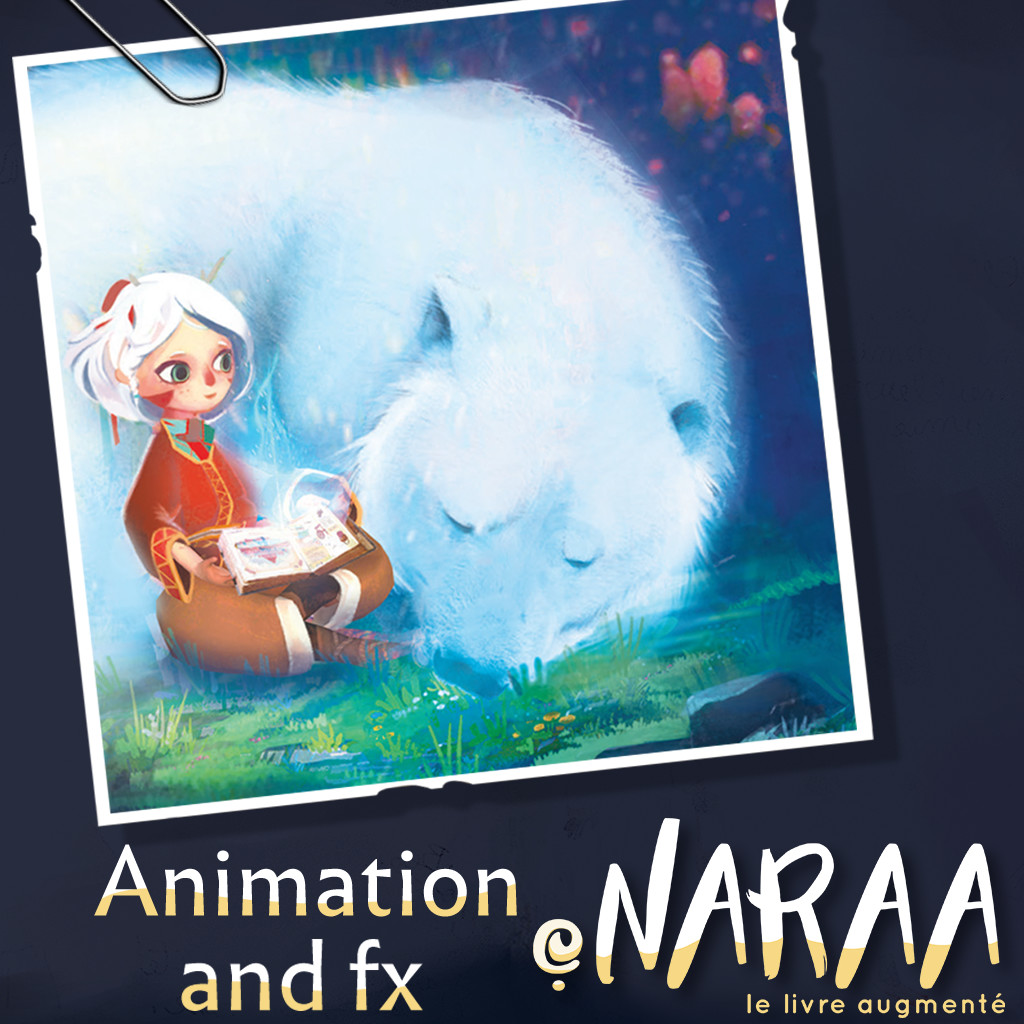 ArtStation - Naraa, the living book - Rigging, animation and fx