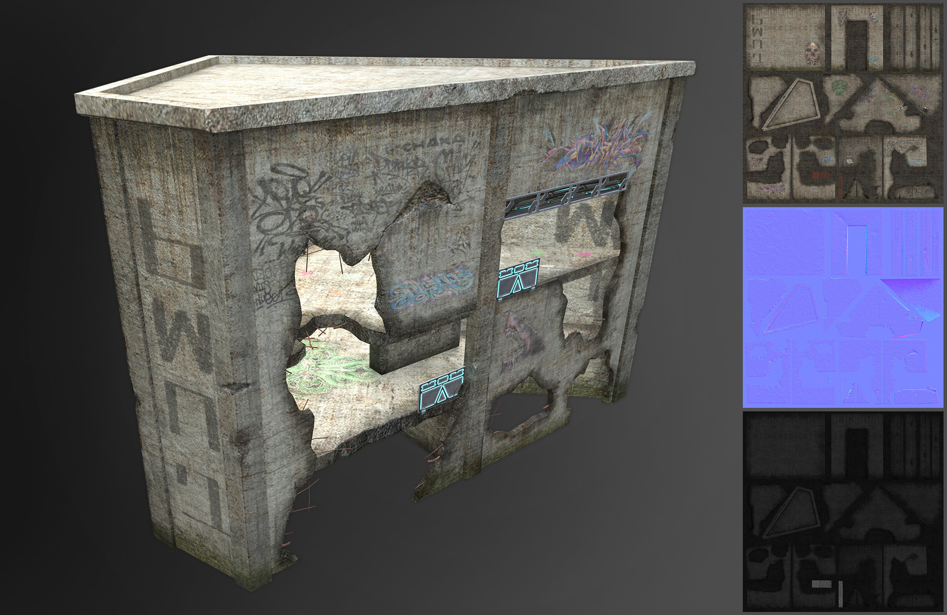 ArtStation - post-apocalyptic building