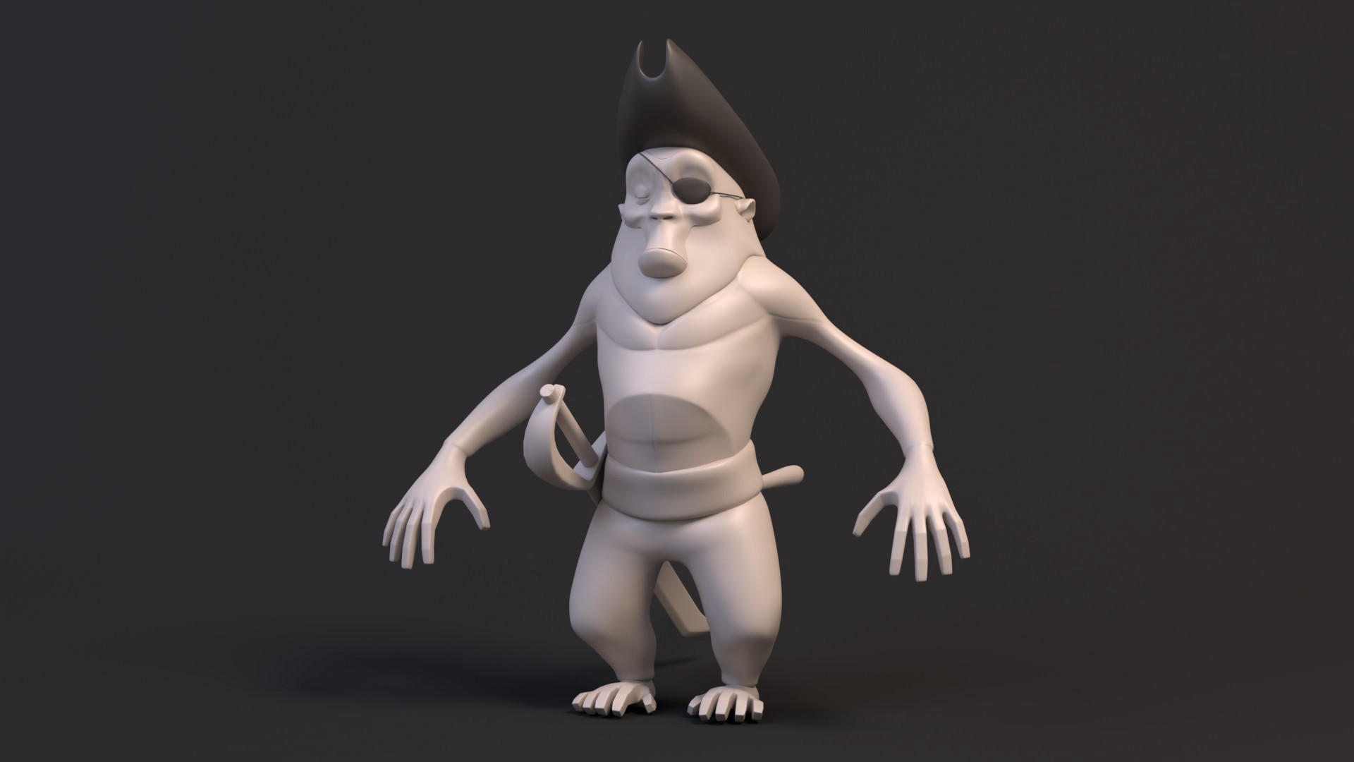 ArtStation - Pirate Monkey