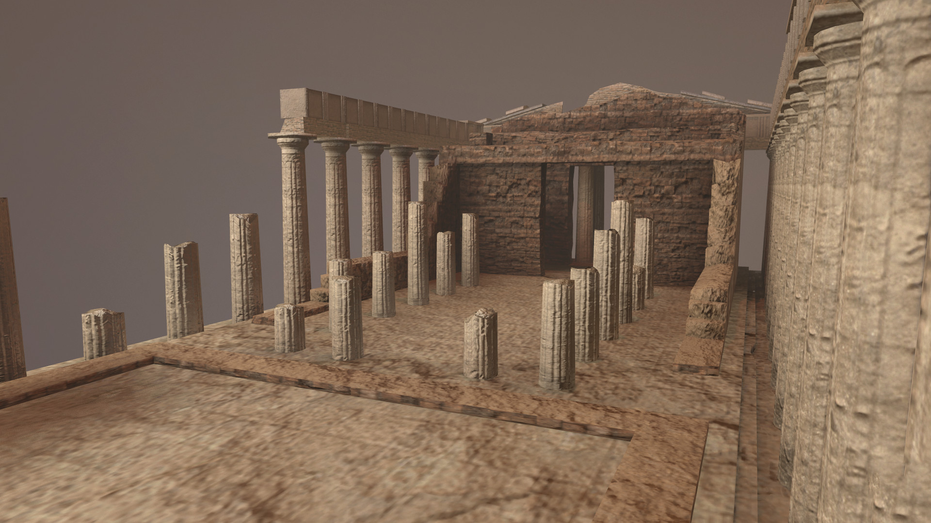 ArtStation - Environmental Modeling/Texturing: Ruins of Parthenon