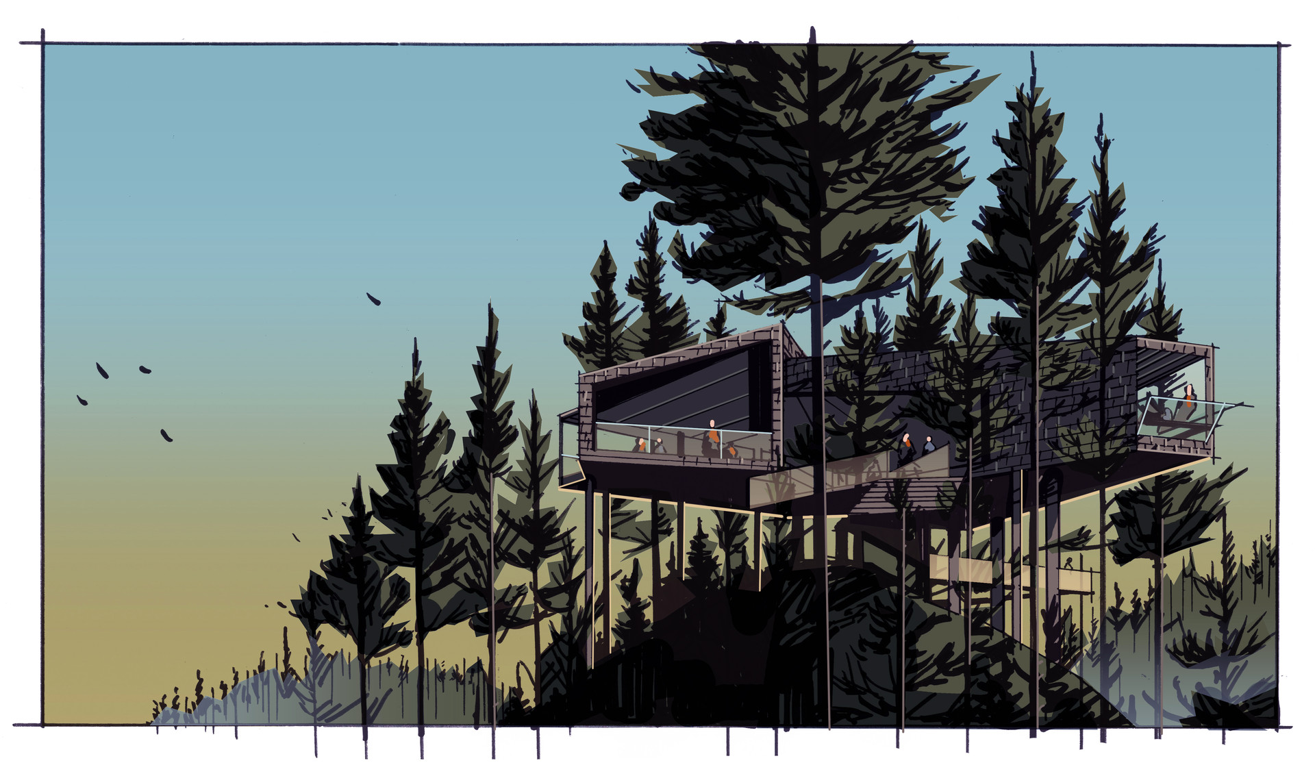 ArtStation - Architecture Sketches #1