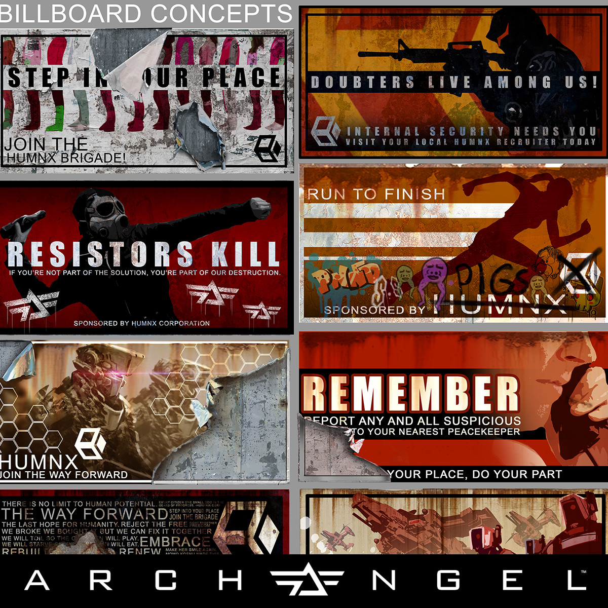 ArtStation - Propaganda posters