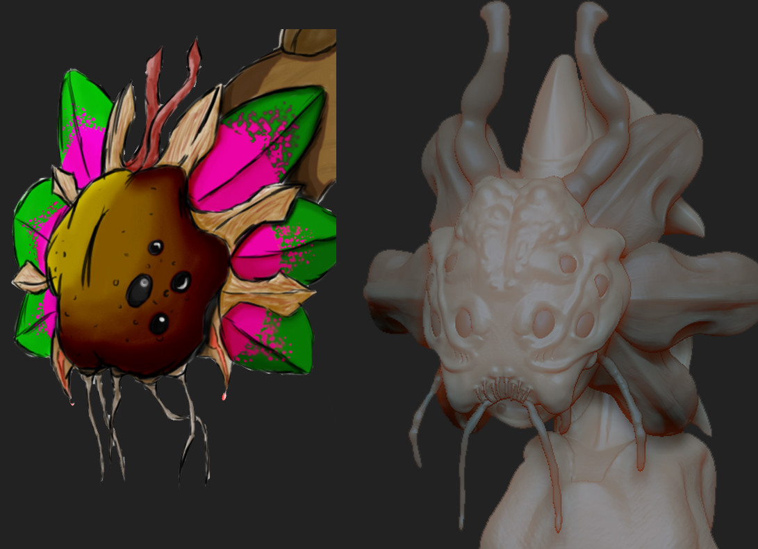 ArtStation - Deadly Alien Flower