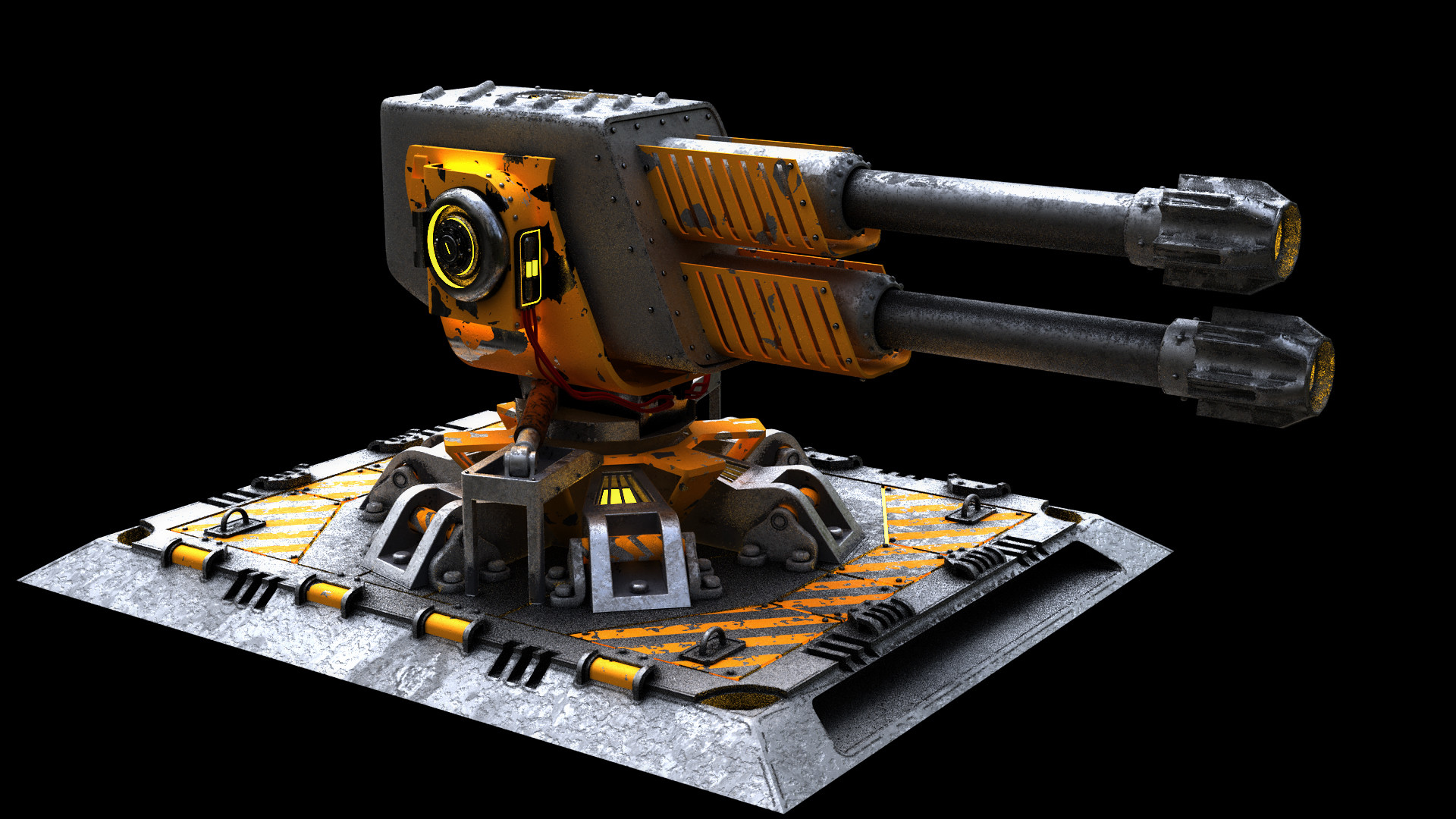 ArtStation - Torrent Gun (Defense system)