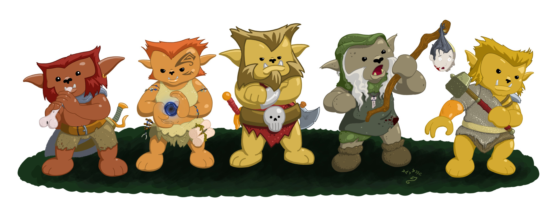 ArtStation - Cute Dungeons & Dragons monsters