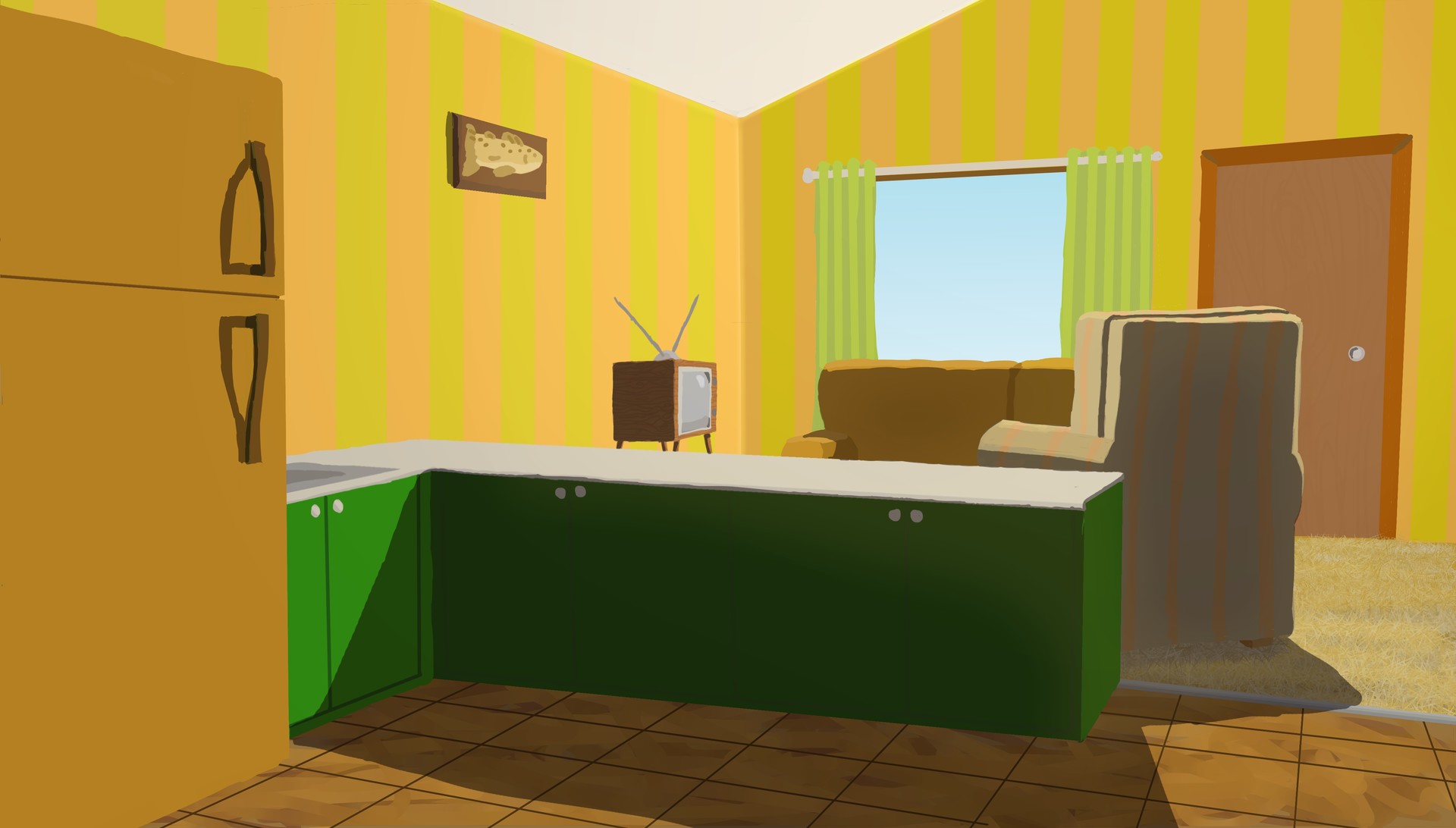 ArtStation - Tacky Interior