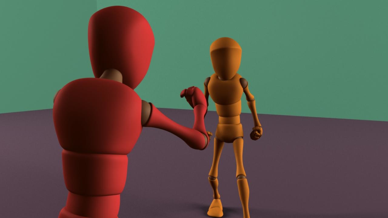 ArtStation - Referenced Fight Scene