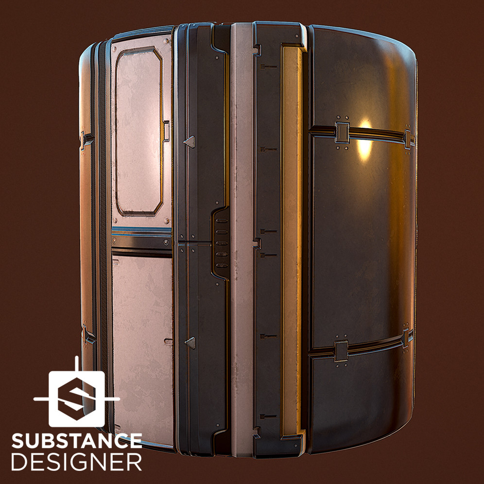 ArtStation - Tech Panels Material