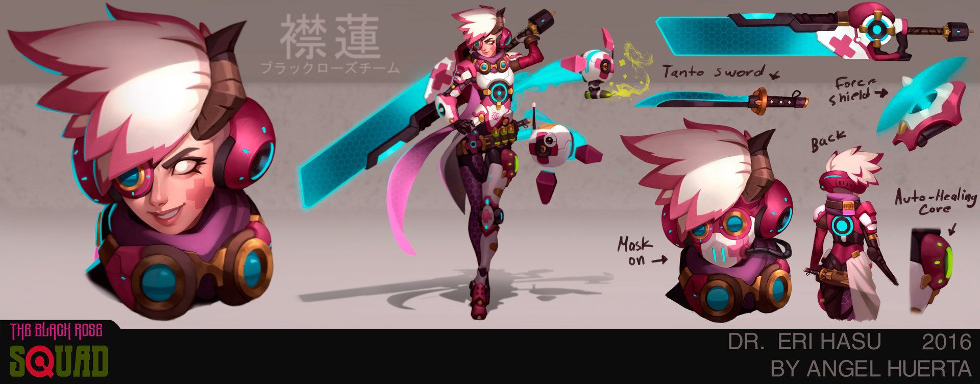 ArtStation - Eri Hasu - The Black Rose Squad