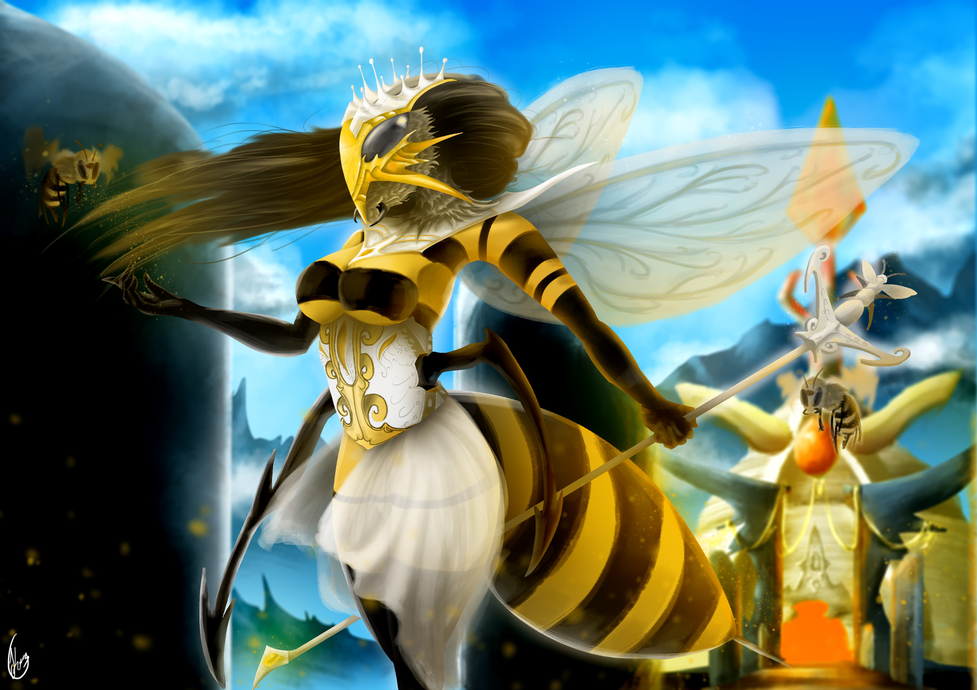 ArtStation - Queen Bee
