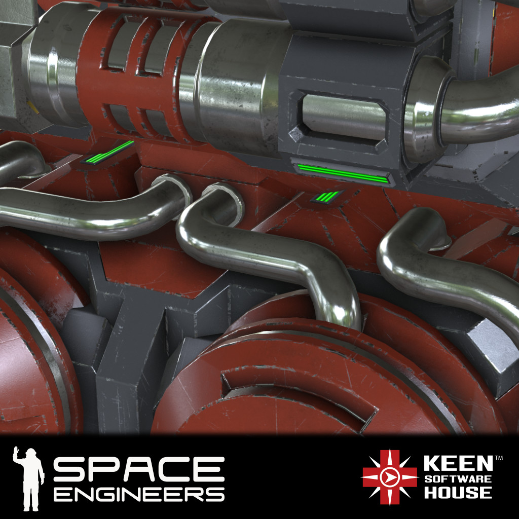 ArtStation - Refinery Upgrade Blocks for "Space Engineers"
