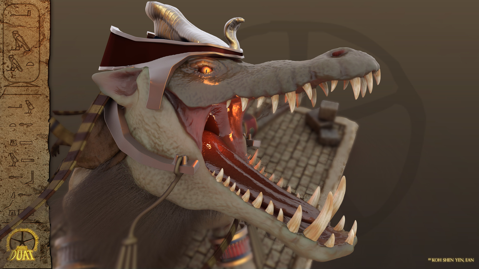 ArtStation - Ammit - Devourer of Souls