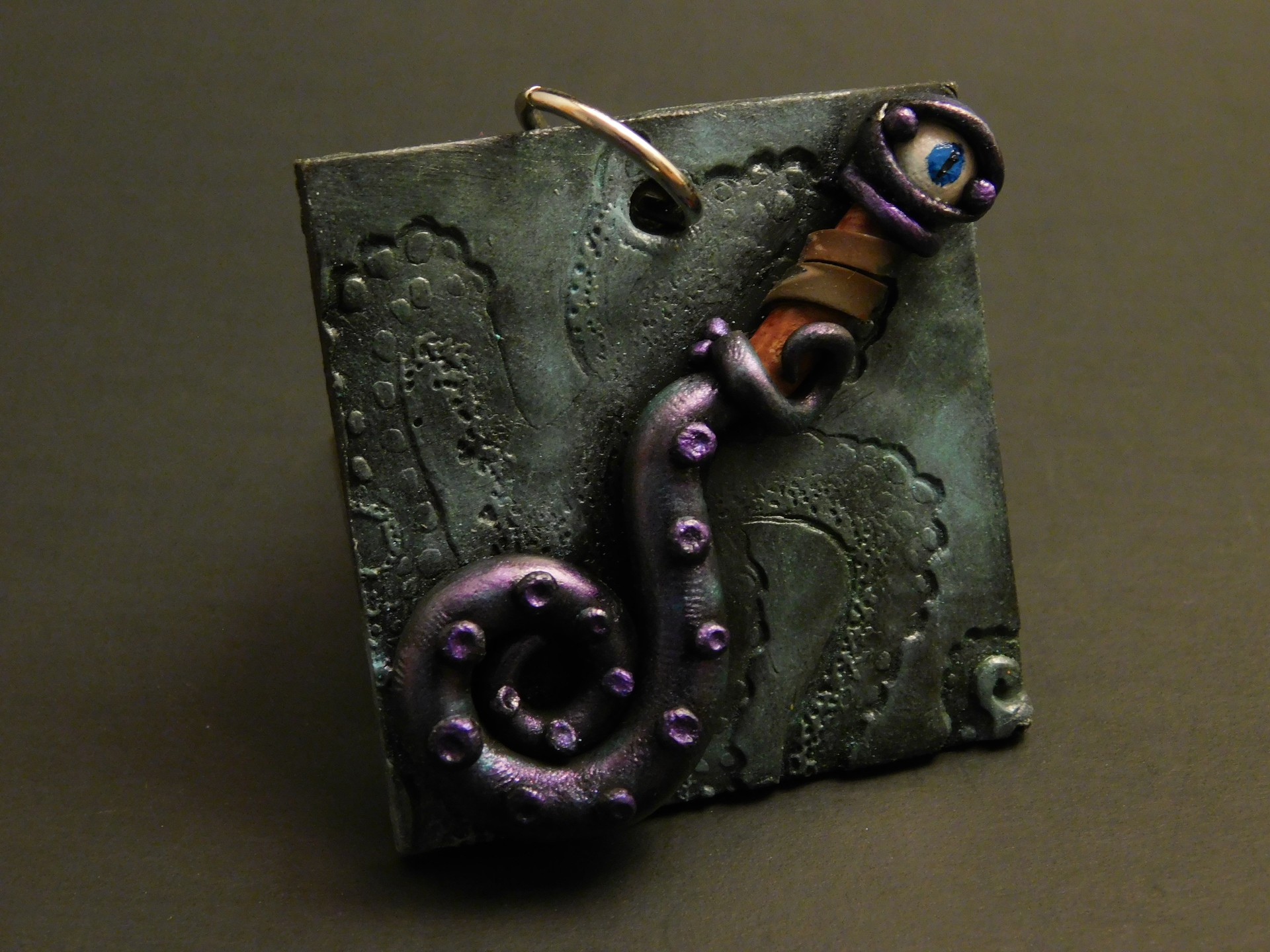 ArtStation - Kraken Whip: Polymer Clay Armory Pendant