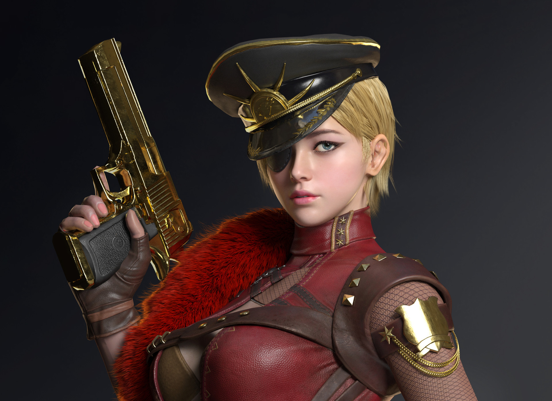 ArtStation - cross fire_female character