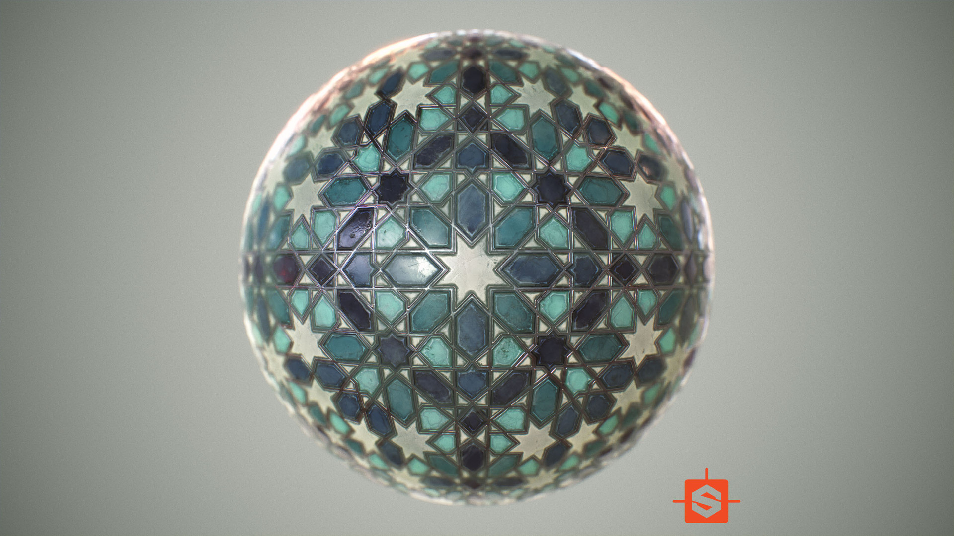 ArtStation - Material Practice - Arabic Star Pattern