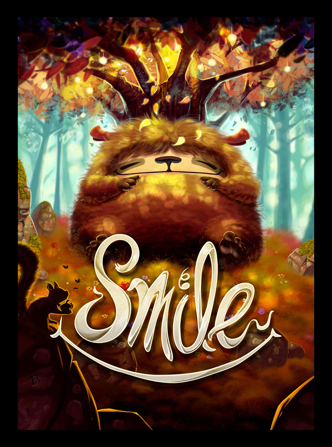 ArtStation - final cover for SMILE, card game, Z-Man Games