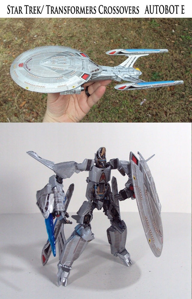 ArtStation - Custom Star Trek Transformers Crossover "Autobot E" figure