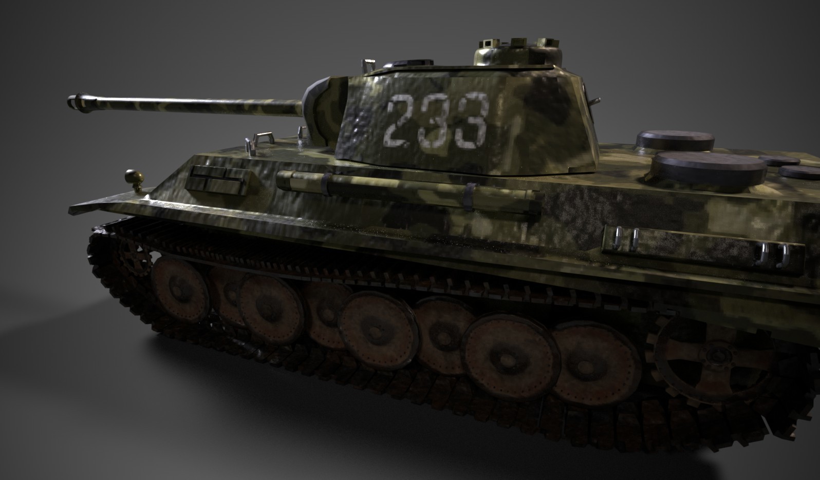 ArtStation - World War 2 Panther Tank