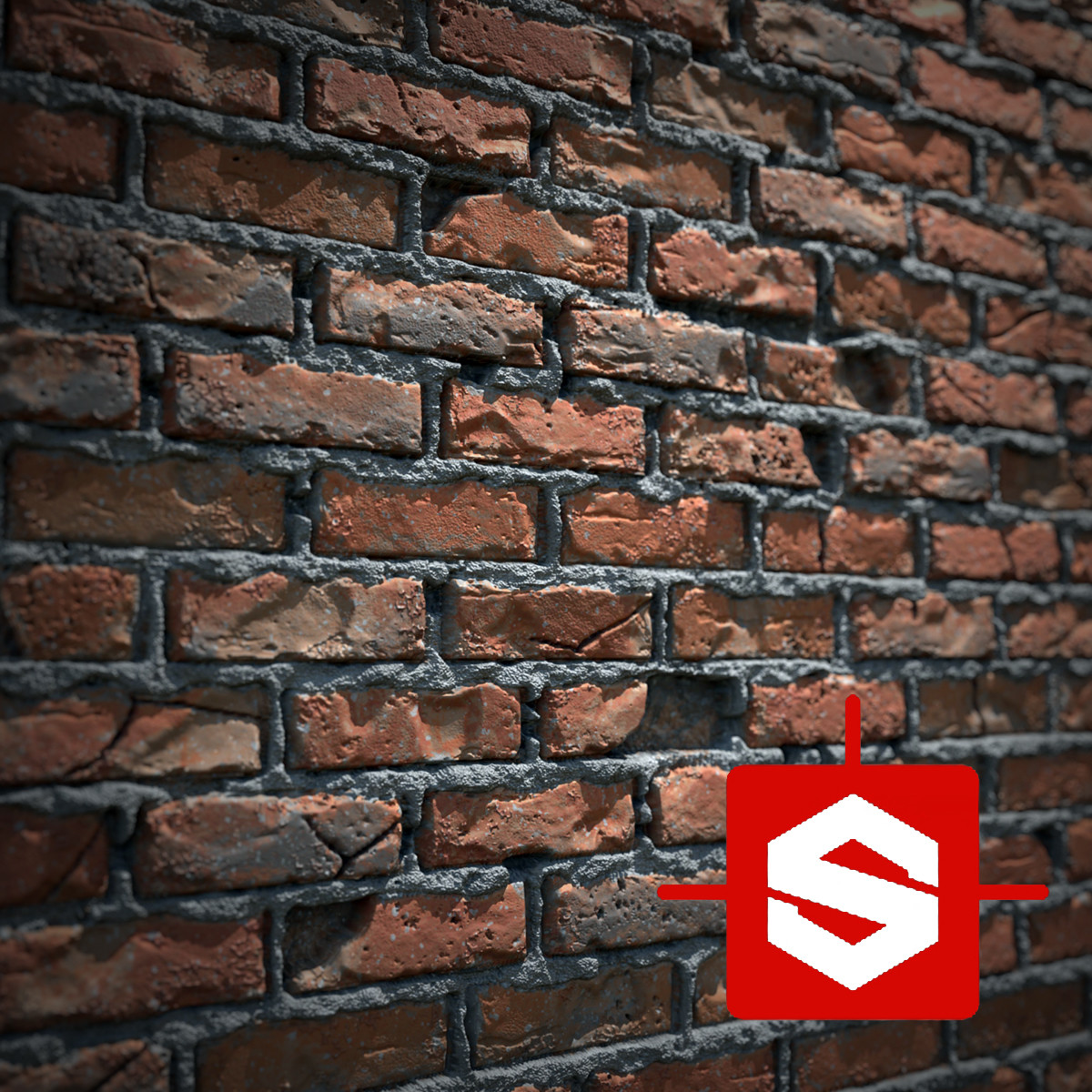 ArtStation - Worn Brick