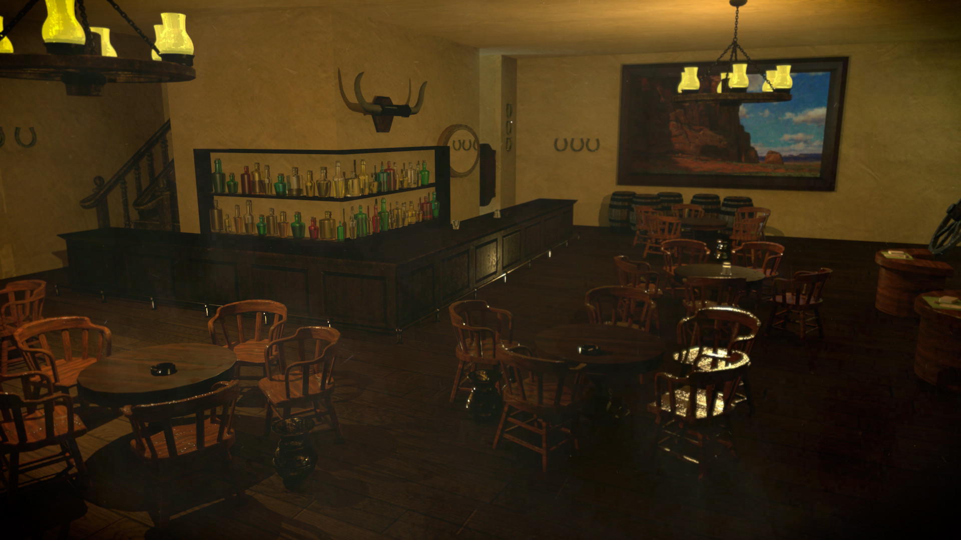 ArtStation - Old Western Saloon Layout, Sarah Griffen-Lotz