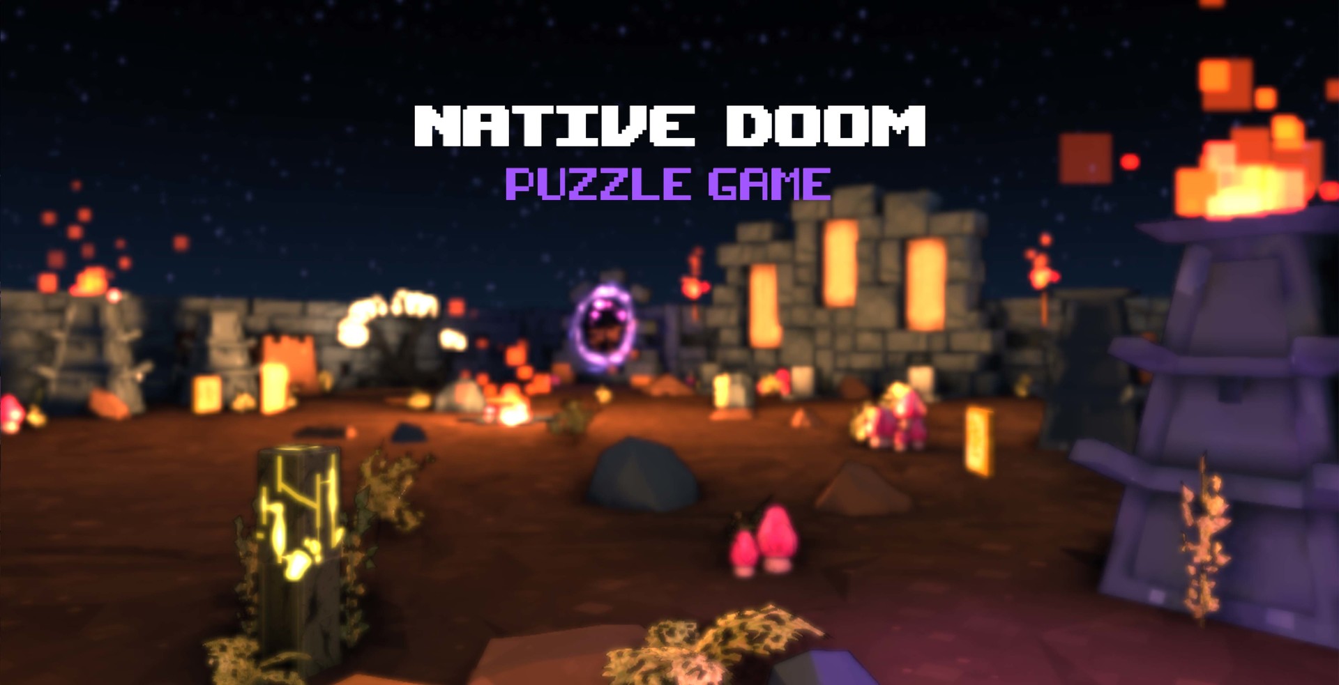 ArtStation - Native Doom - Puzzle Game