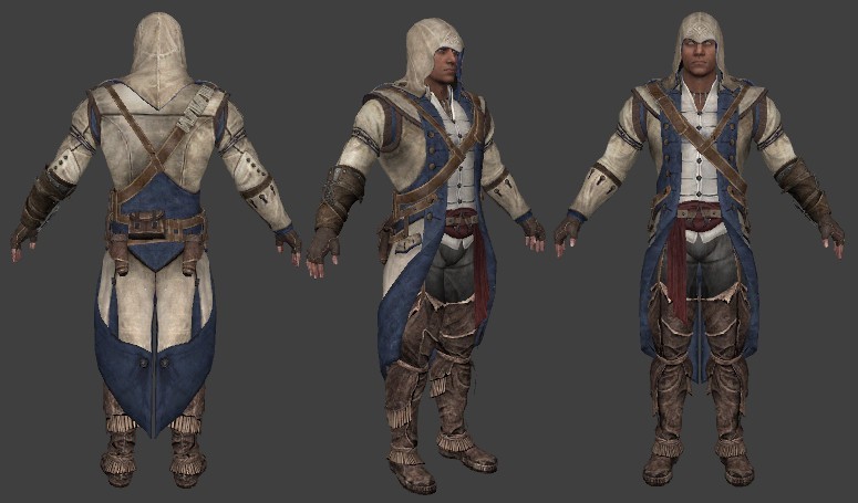 ArtStation - Assasian's Creed 3 Connor Kenway 3D Model