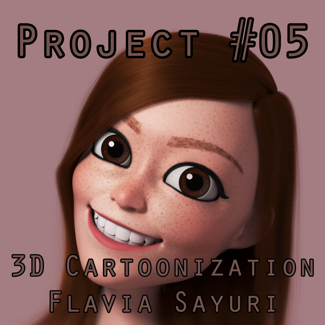 ArtStation - 3D Cartoonization #03 - Flavia Sayuri