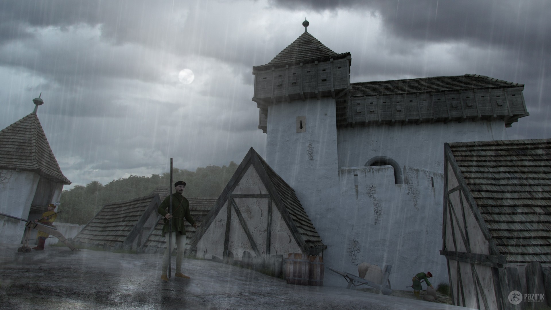 ArtStation - Máré castle - 3D theoretical reconstruction