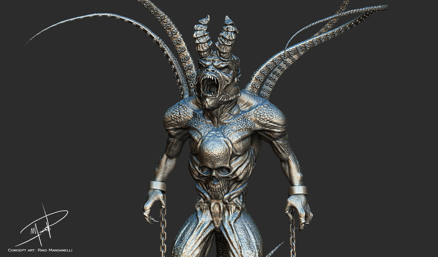 ArtStation - 3D Character Design - The satanic beast