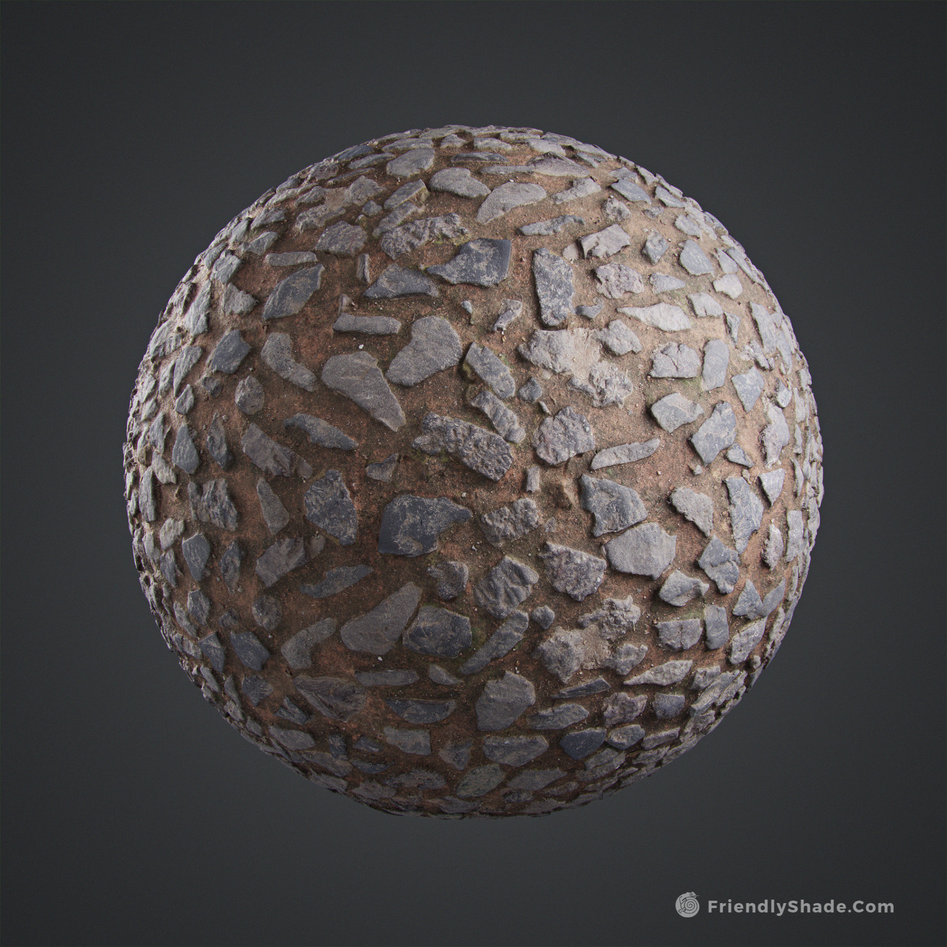 ArtStation - Friendly Shade - Cobblestone Floor 02 Preview