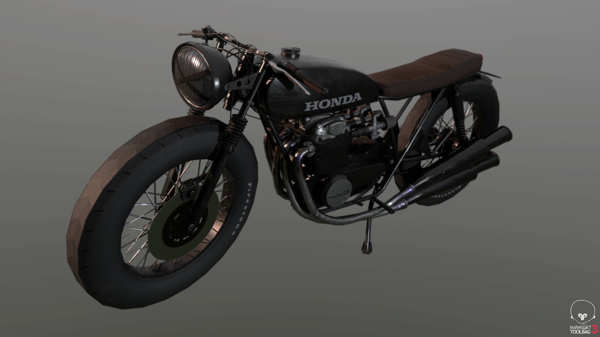 ArtStation - 1975 Honda CB550