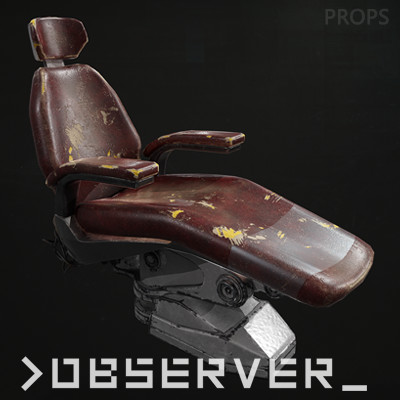 ArtStation - >observer_tattooshop_props