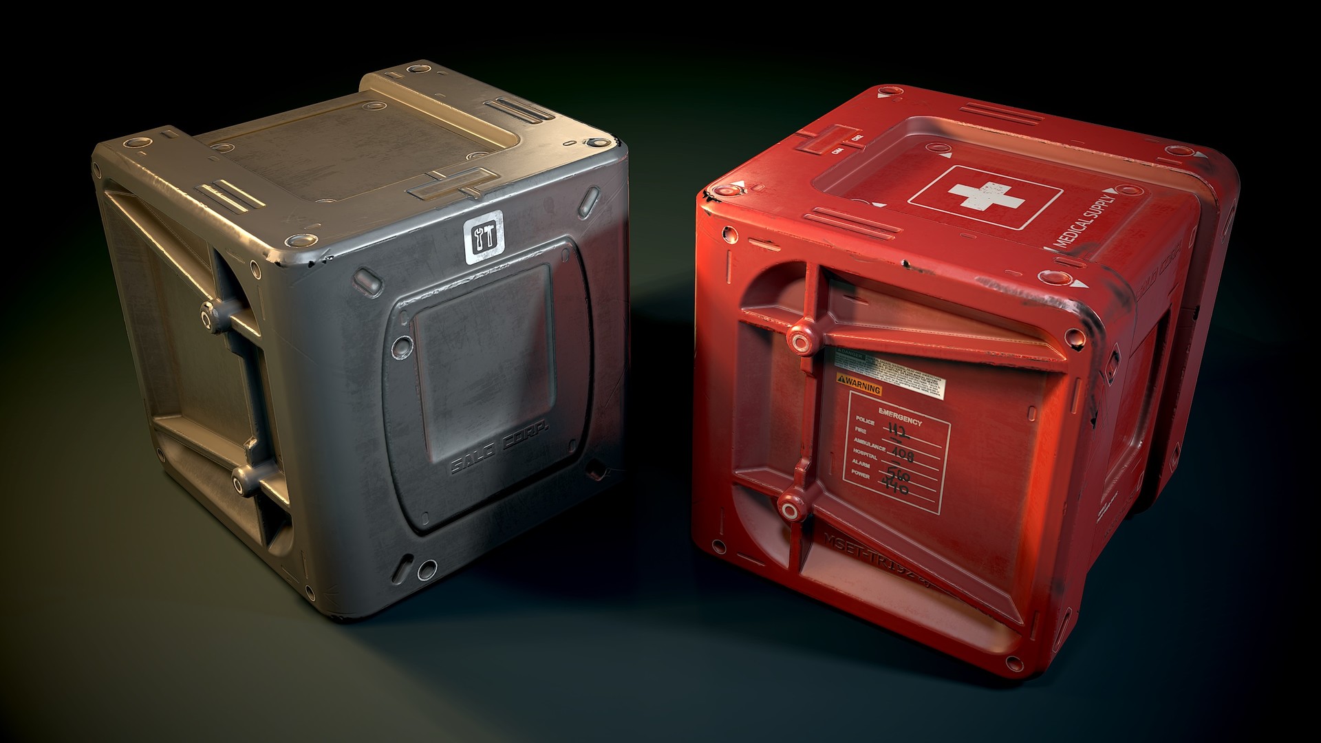 ArtStation - Sci-Fi Box - Generic Prop