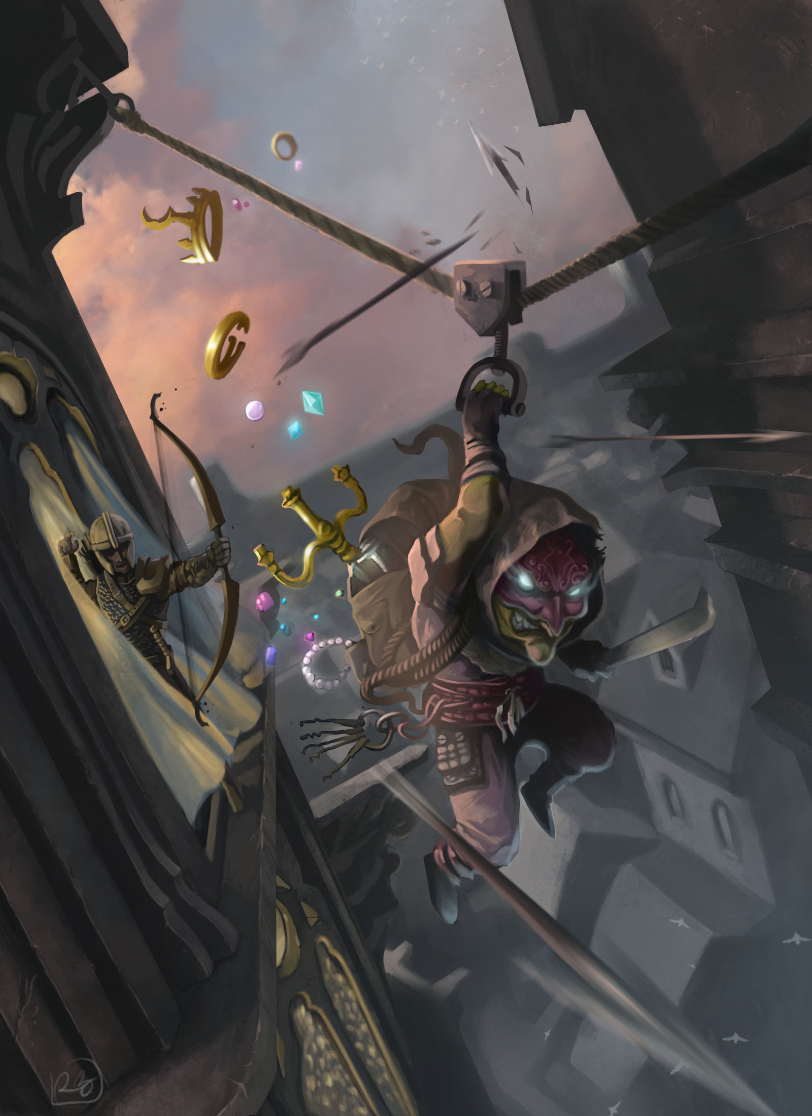 ArtStation - Goblin Robber process